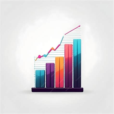 Premium Photo Bar Graph Icon Business Chart Data Visualization Graph Diagram Statistical Bar