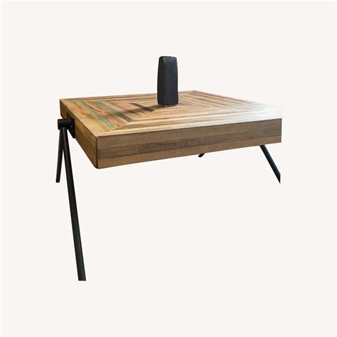 Reclaimed Teak Hardwood Coffee Table Aptdeco