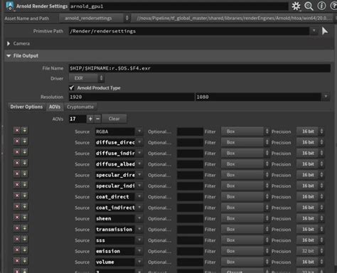Aov Arent Visible In Hydra Viewport Using Arnold Gpu Autodesk Community