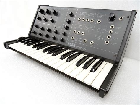 MATRIXSYNTH KORG MS 10 Vintage Analog Semi Modular Synth W Case Japanese Overlay SN 130447