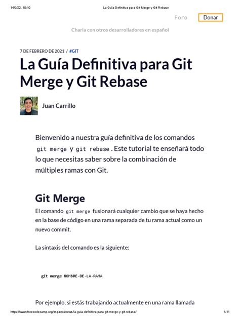 la guía definitiva para git merge y git rebase pdf python lenguaje de programación