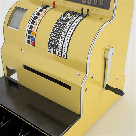 레트로 금전 등록기 03 3d 모델 39 Max Fbx Obj Free3d