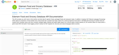 How To Use The Edamam Food And Grocery Database Api With Python Php