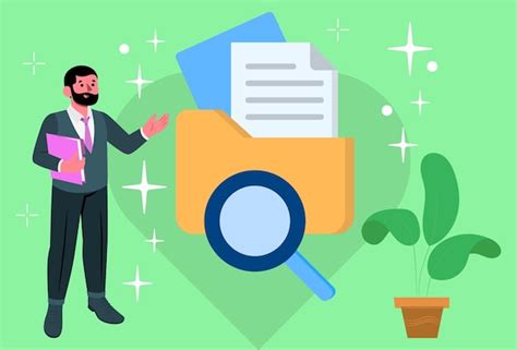 Premium Vector Folder Search Concept Illustration Stylish And Beautiful Desdign