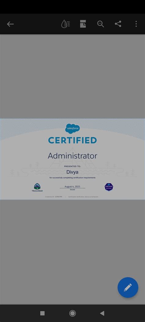 Divya On Linkedin Finally Salesforce Admin Certified 😊😊