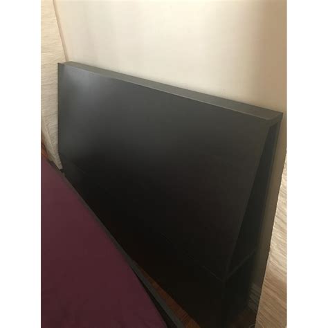 Ikea Oppdal Full Size Bed Frame W Headboard Aptdeco