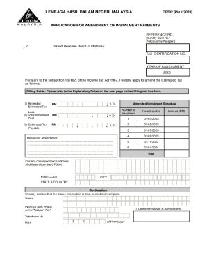 Fillable Online LHDN Form CP Lowyat Forum Fax Email Print PdfFiller