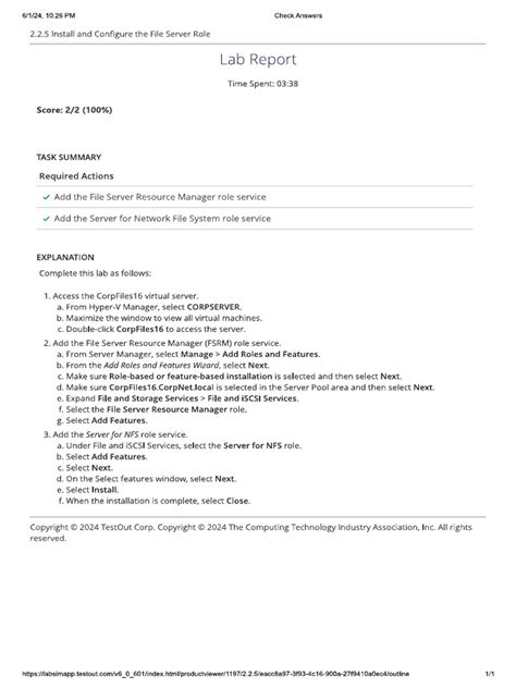 2 2 5 Install And Configure The File Server Role Pdf