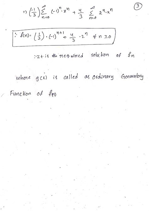 Solved Discrete Math Consider Strings Of Length N That Use The Digits 012 Let Fn Be