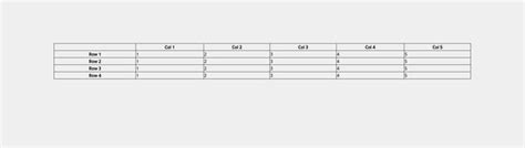 Using Css To Add Internal Borders In An Html Table