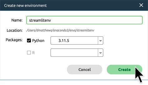 Install Streamlit Using Anaconda Distribution Streamlit Docs