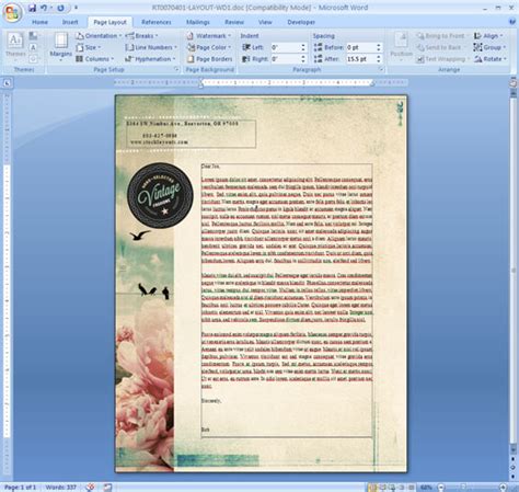 18 Word Header Designs Images Word Document Header Designs Business Memo Template Word And