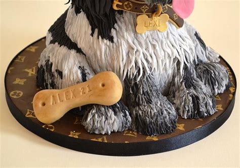 Lexi The Cockapoo Cake Fondant Animals Creation