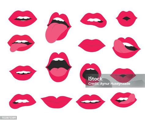 입술 완벽 한 패턴입니다 입술과 키스와 벡터 일러스트 레이 션 혀에 대한 스톡 벡터 아트 및 기타 이미지 혀 입 낙서 드로잉 Istock