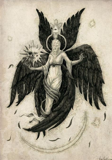 Angel Of Darkness Drawing