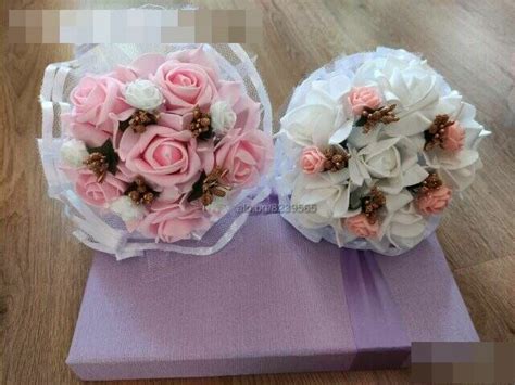 Булчински букет за хвърляне Празнични украса Ръчно изработени Булчински букет за хвър