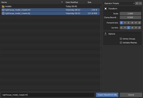 3d Model And Blender Solid Creation And Calculation Options