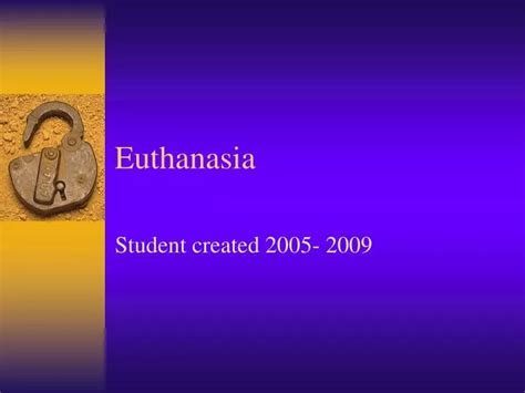 Ppt Euthanasia Powerpoint Presentation Free Download Id5358806