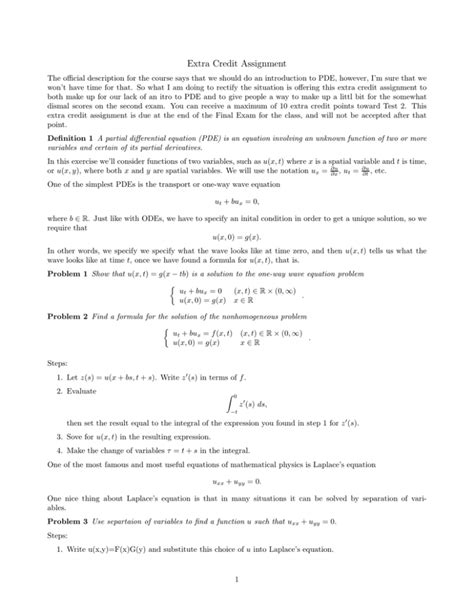 Extra Credit Assignment