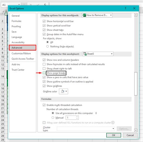 How To Remove Dotted Lines In Excel 2 Easy Fixes