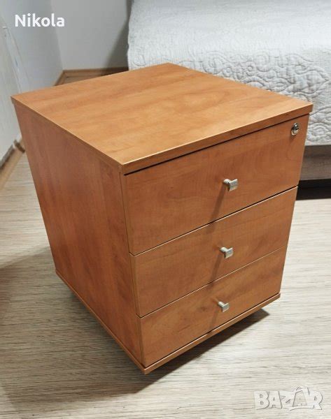 Шкафче за бюро на колела контейнер със заключване 46 50 58см в Шкафове в гр София