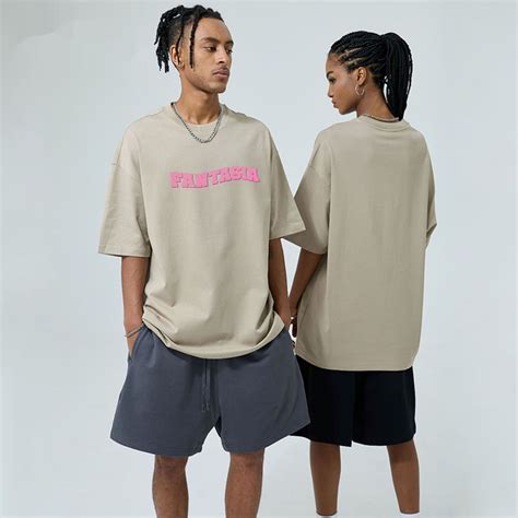 American Letter Print Short Sleeve T Shirt Street Design Loose Round