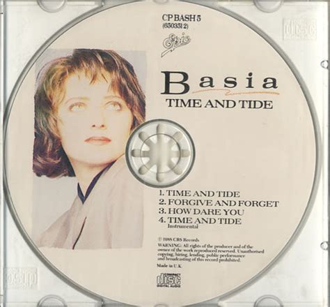Basia Time And Tide Uk Cd Single Cd5 5 73530