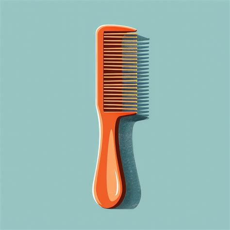 Comb Vector Illustration High Quality 8k Premium Ai Generated Image