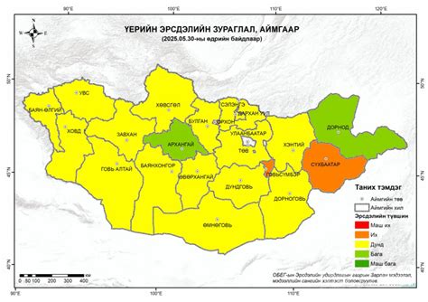 Үерийн эрсдэлийн ерөнхий үнэлгээгээр их эрсдэлтэй 3 аймаг маш их эрсдэлтэй 19 сум байна