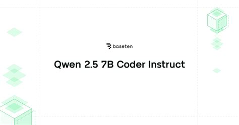 Qwen 25 7b Coder Instruct Model Library