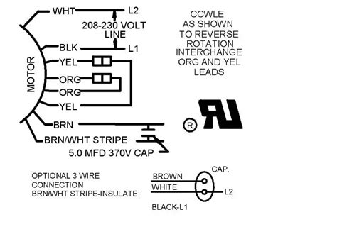 Schematic 5 Wire Motor Wiring Diagram