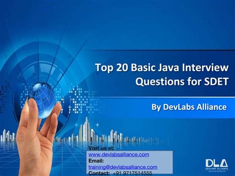 Dev Labs Alliance Top 20 Basic Java Interview Questions For Sdet Ppt