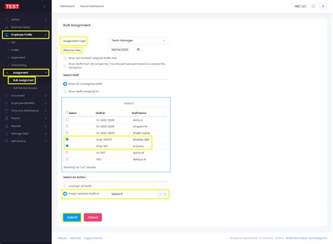 Bulk Assignment For Self Service Access And Managers Hr Chronicle