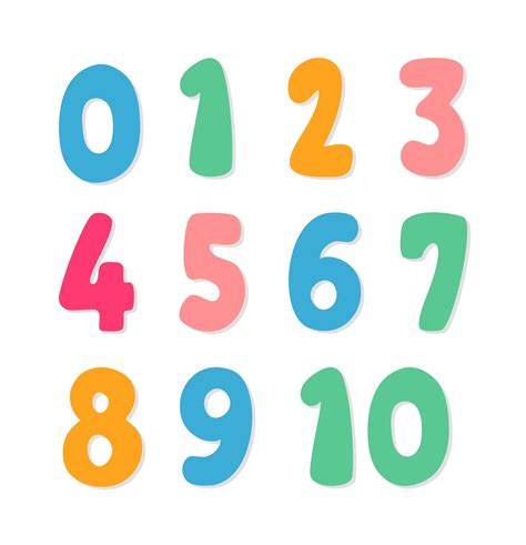 Bubble Numbers 0 10 7 Free Pdf Printables Printablee