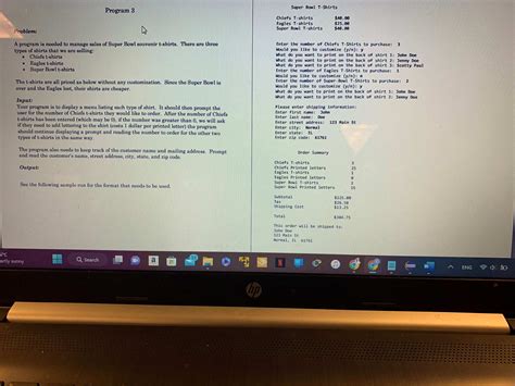Solved Design You Will Need To Use The Following Class For Chegg