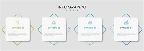 Premium Vector Business Infographic Vector Template With 4 Options