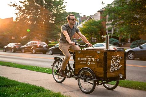 You Have To See Mission Coffees Cold Brew Bike Coffee Bike Coffee