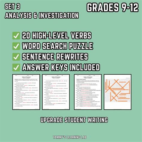 Academic Vocabulary Text Analysis And Research Verbs History And Science