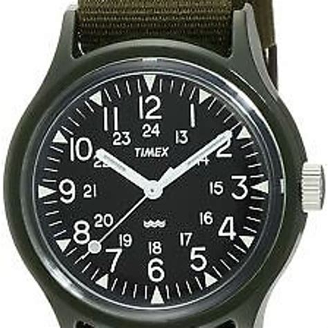 Timex Original Vietnamese Camper 36mm Black Dial Tw2p88400 Wristwatch