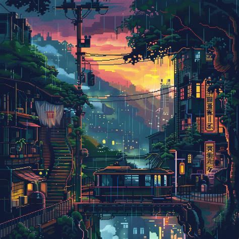 Pixel Art Time Travel Paradox Past