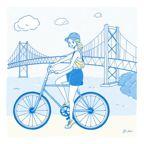 旅イラストしまなみ海道 yuki tomomatsu portfolio