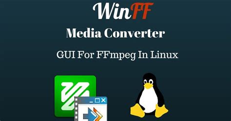WinFF GUI Converter Video Dan Audio Di Linux