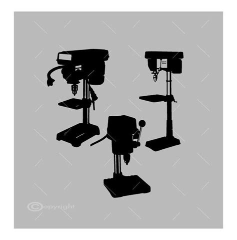 Drill Press Clipart
