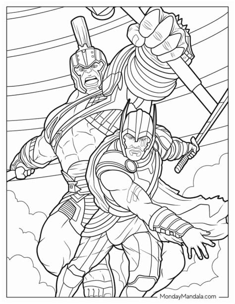 Thor And Loki Coloring Pages Printable [2025]