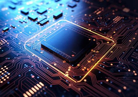 Premium Photo Close Up Of Electronic Circuit Board With Microchips 3d Rendering