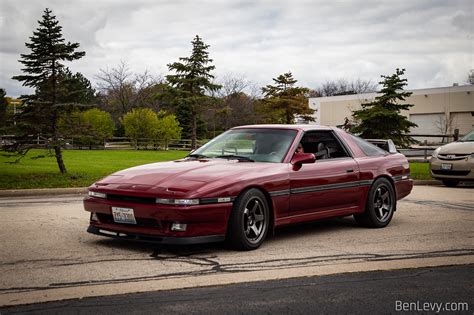 Maroon Mk3 Toyota Supra