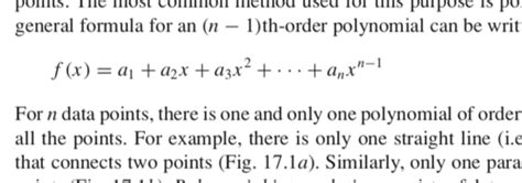 Chapter 17 Polynomial Interpolation Flashcards Quizlet