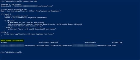 azure app registration how to add individual owners to aad app