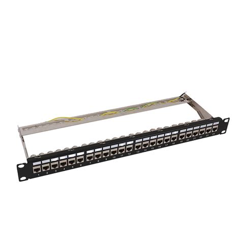 Port U Modular Patch Panel Suitable For Cat A Shielded Keystone Jack Patch Panel And