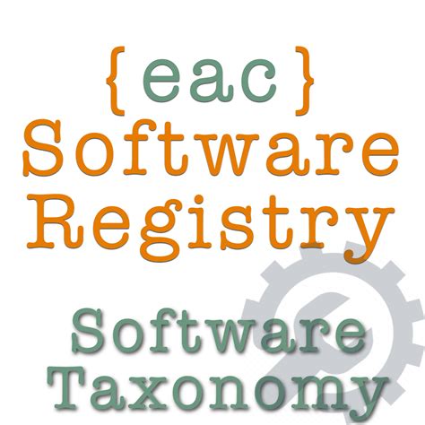 {eac}softwareregistry Software Product Taxonomy {eac}softwareregistry